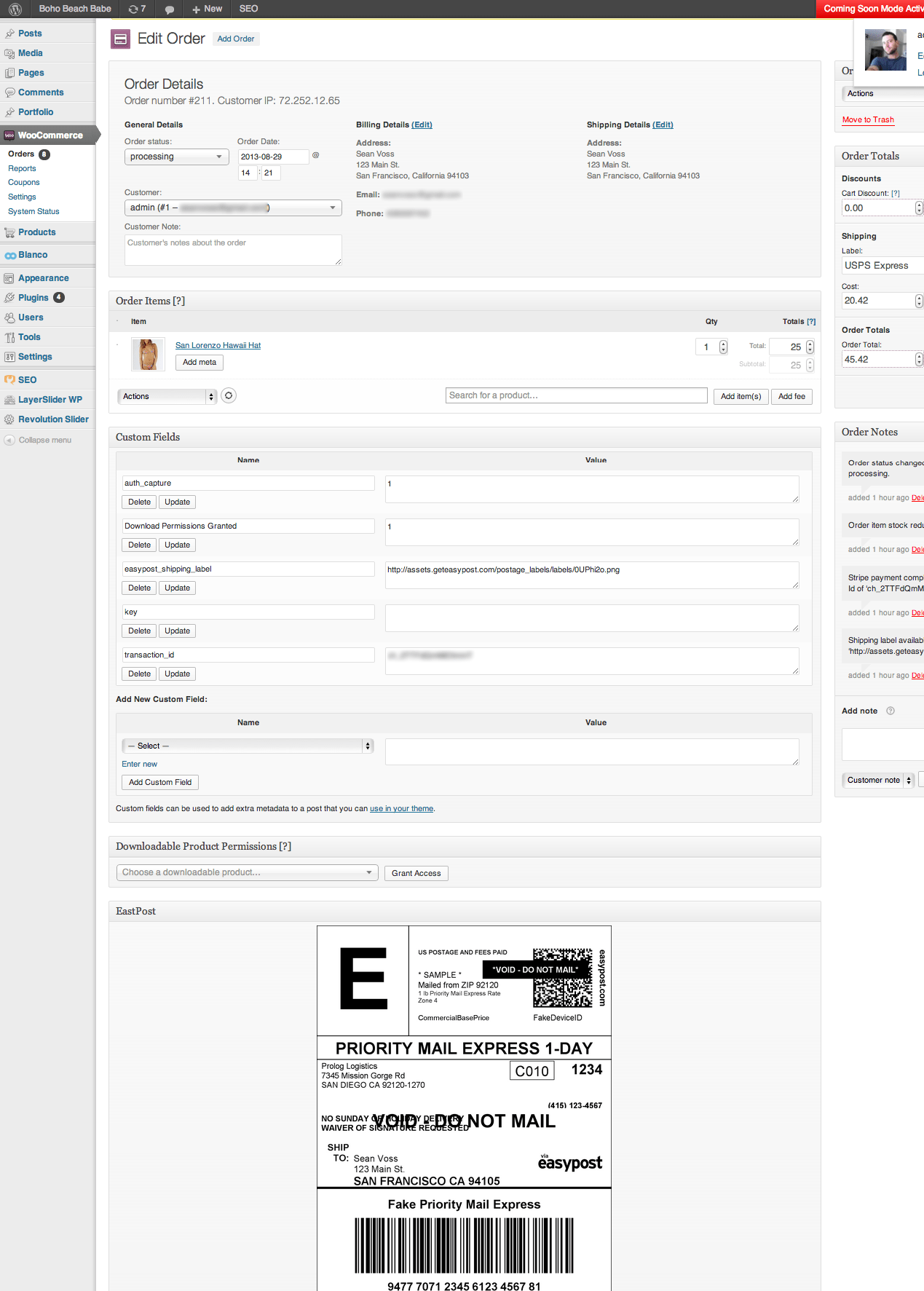 WordPress Shipping EasyPost WordPress Shipping EasyPost